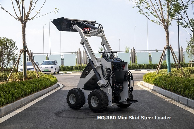 Mini Skid Steer Loader HQ-360 with CE, Kubota skid steer loader for sales