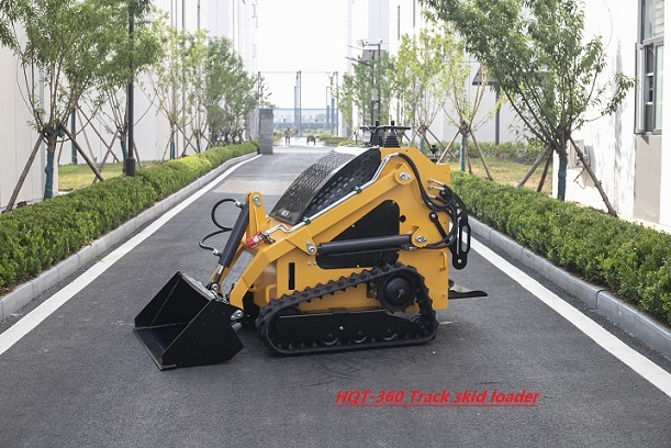 Mini Track Skid Loader HQT-360 with CE, mini skid loader with Euro 5 or ...