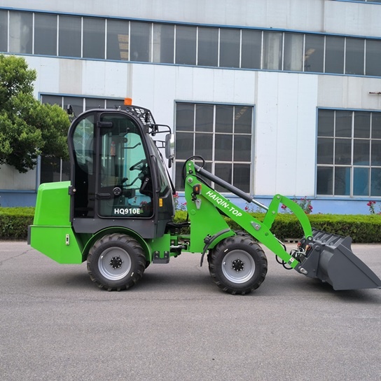 Electric wheel loader with CE, mini wheel electric loader with total ...