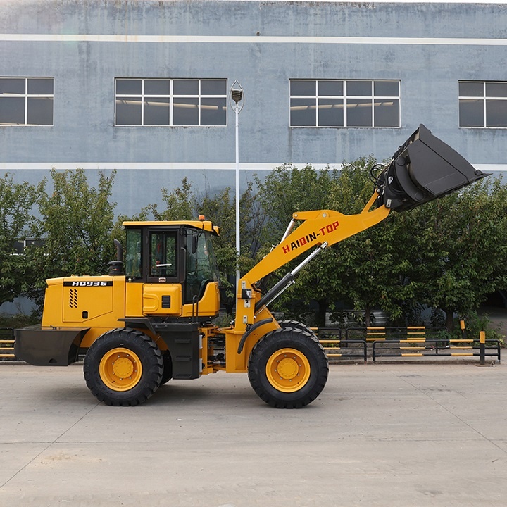 HQ936 wheel loader main used on Construction sites. Articulated wheel ...